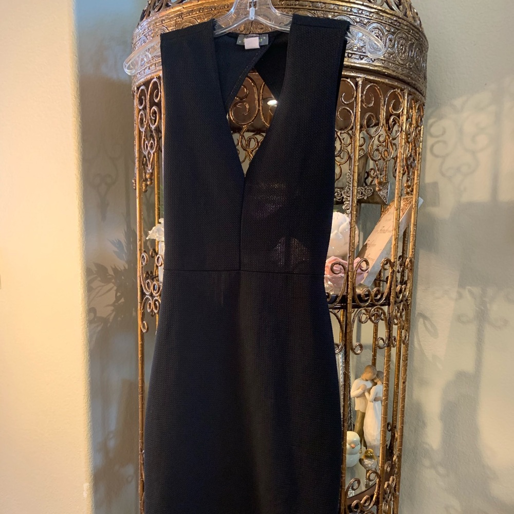 Brat Star Little Black Dress Open Back - Gem